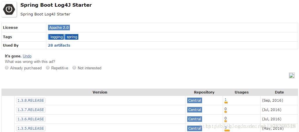 Spring Boot Maven找不到spring Boot Starter Log4j2 Jar包问题，使用slf4j的logback输出日志二一点的博客 Csdn博客spring 1650