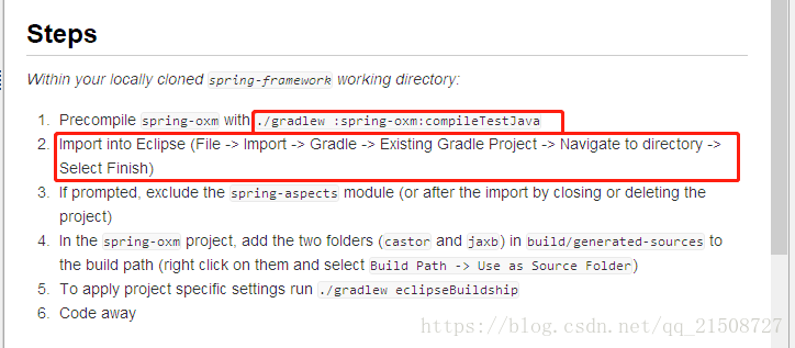 用gradle构建spring源码环境 支持eclipse或idea导入工程 Gradle Clean Eclipse Idea Csdn博客