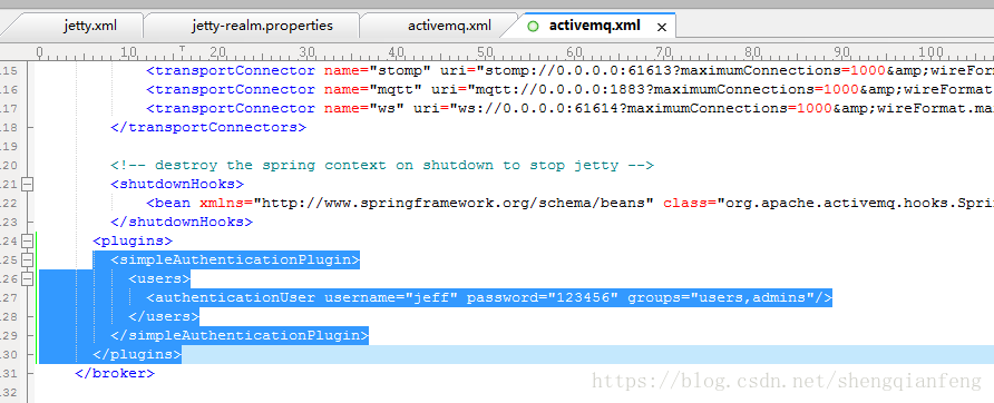 循序渐进activemq（2） Activemq的安全认证，连接，会话，事务，签收模式及优先级 Activemq 安全认证 Csdn博客