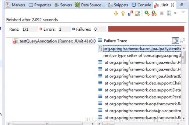 Springdata 使用query注解（四）query 不能使用 Csdn博客