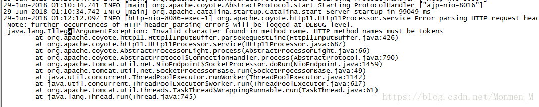 Invalid Character Found In Method Name Method Names Must Be Tokens Csdn博客