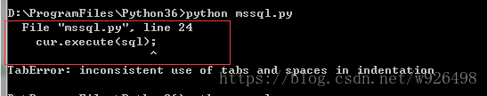Python中报错taberror Inconsistent Use Of Tabs And Spaces In Indentation（已解决） Csdn博客