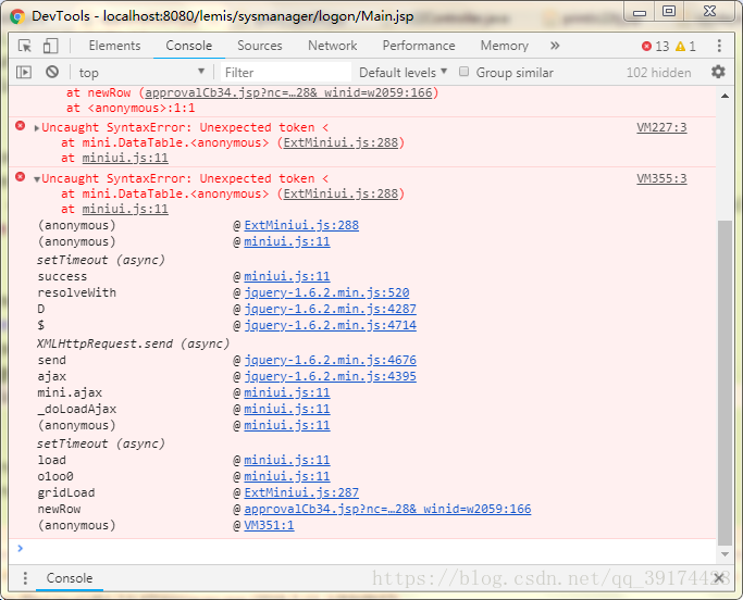 Uncaught Syntaxerrorunexpected Token 