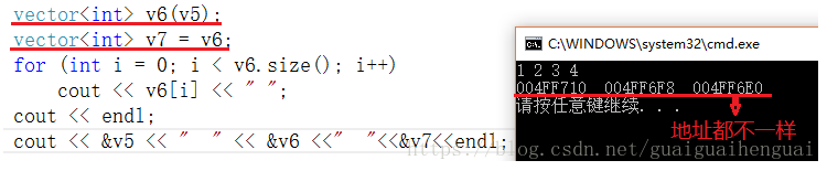 Stl中vector的构造函数 Csdn博客