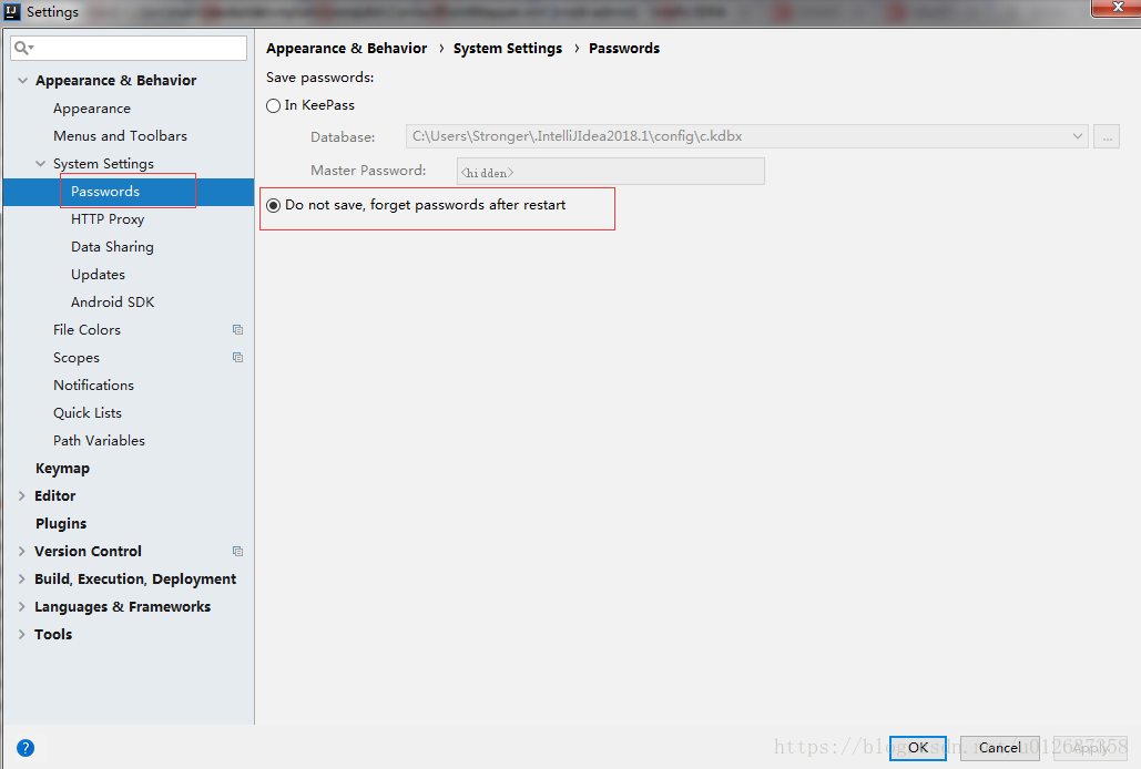 Idea修改git账号及密码的方法 Idea Master Password Csdn博客