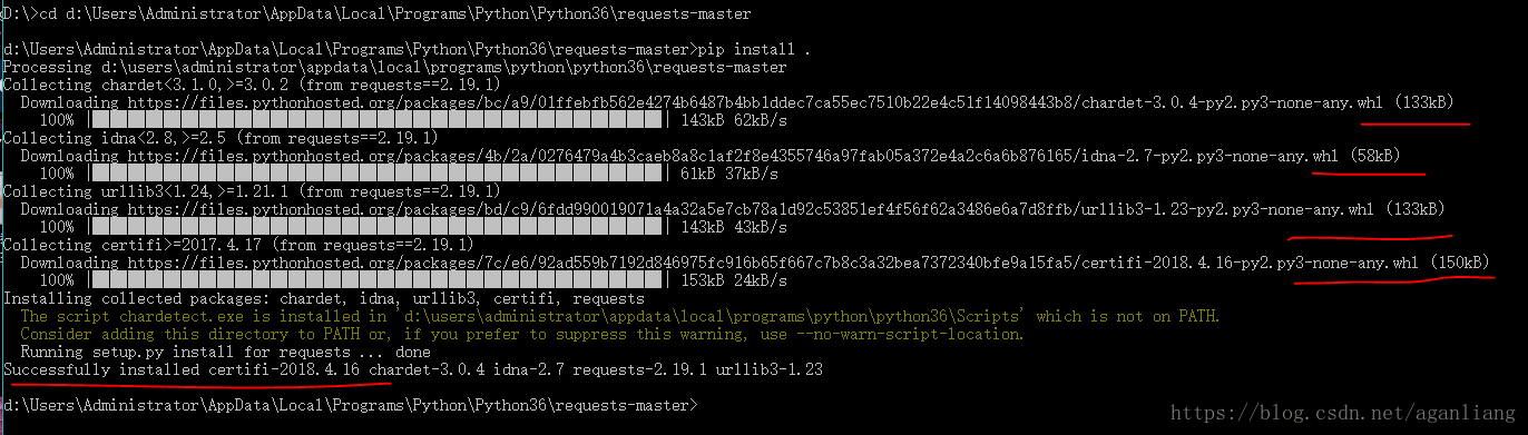 Python 包安装之源码安装：requests Master源码通过pip本地安装requests Master安装 Csdn博客 