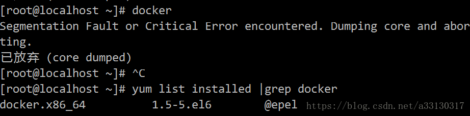 【运行docker出错】segmentation Fault Or Critical Error Encountered Dumping 