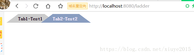 Css 梯形页标签 实现主要利用border属性梯形边框按键 Csdn博客 