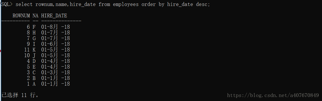 有关oracle中使用像mysql中limit关键字的想法 Oracle Desc 后limit Csdn博客