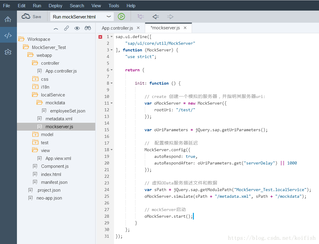 Sapui5 Mock Server 的使用 Sap Ui5 Mock Server 配置 Csdn博客