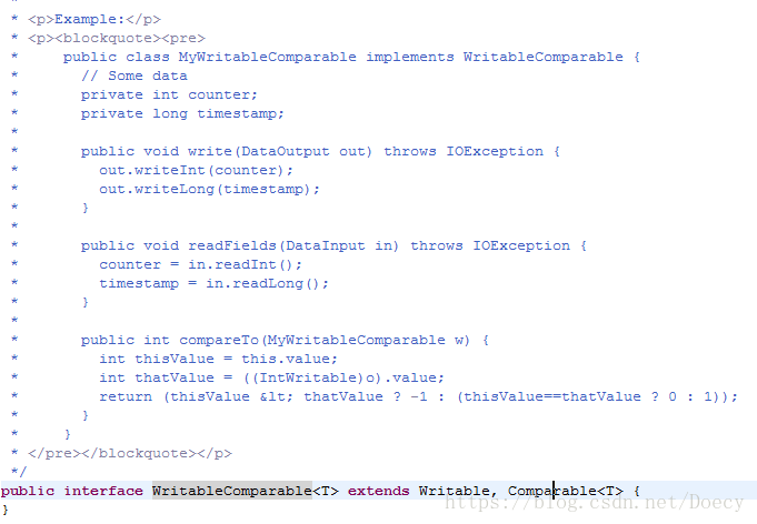 Hadoop中的数据类型（writable、writablecomparable、comparator、rawcomparator）hadoop的writable数据类型 Csdn博客 