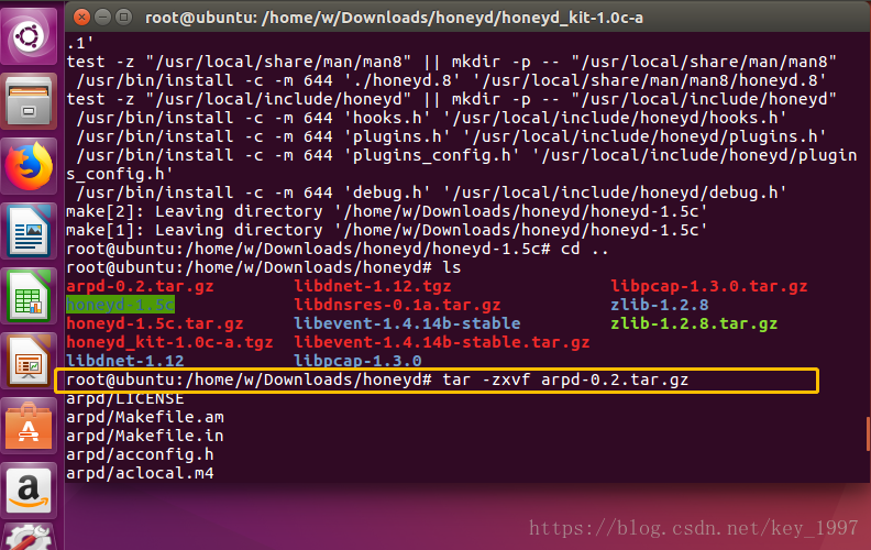 Linux下实现蜜罐系统linux蜜罐程序key1997的博客 Csdn博客 