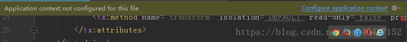 Spring Application Context Not Configured For This File Csdn博客 