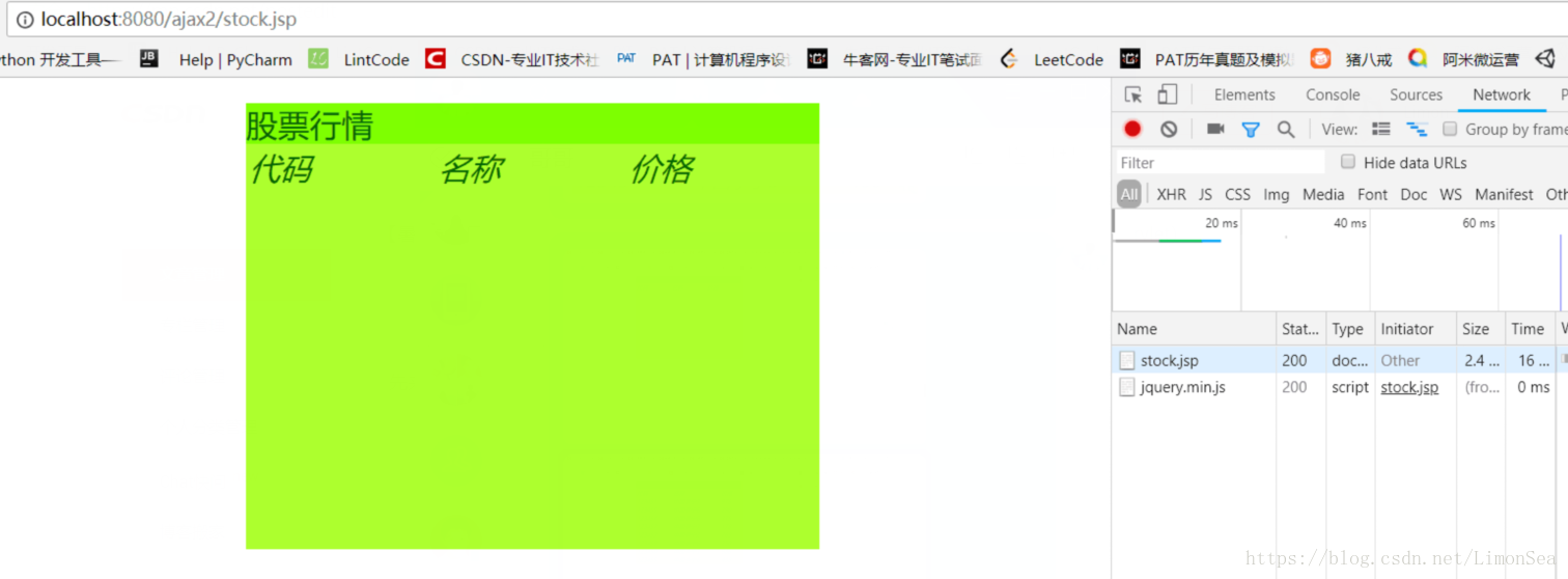 【暑假学习笔记】之——使用idea写一个动态刷新网页表格的项目（jquery对ajax的支持，servlet，使用json进行交互）idea Ajaxservlet Csdn博客
