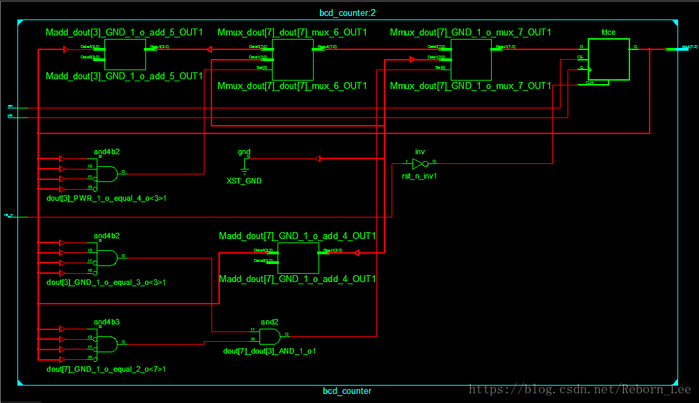 模24的8421bcd码计数器（verilog Hdl语言描述）（仿真与综合） 模24bcd码计数器 Csdn博客
