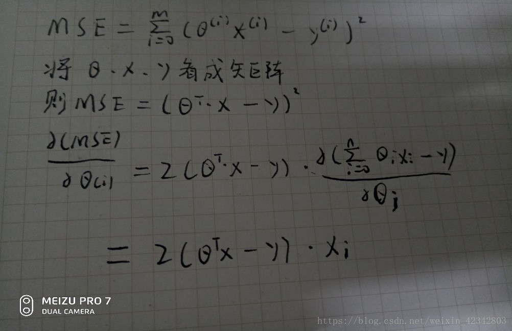 一种更简单的求最小平方均值函数（mse 的方法 梯度下降法。 Mse梯度下降 Csdn博客