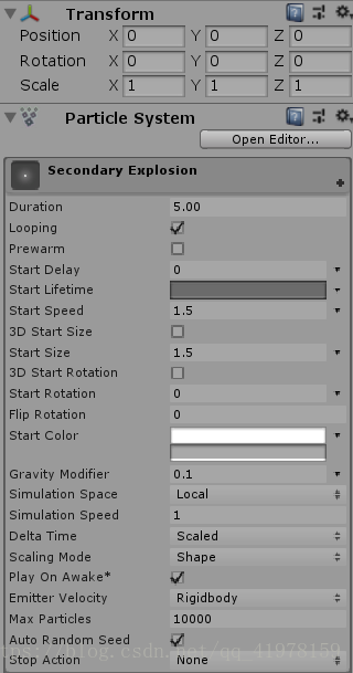 Unityand烟花效果实例 Unity 电火花 Csdn博客