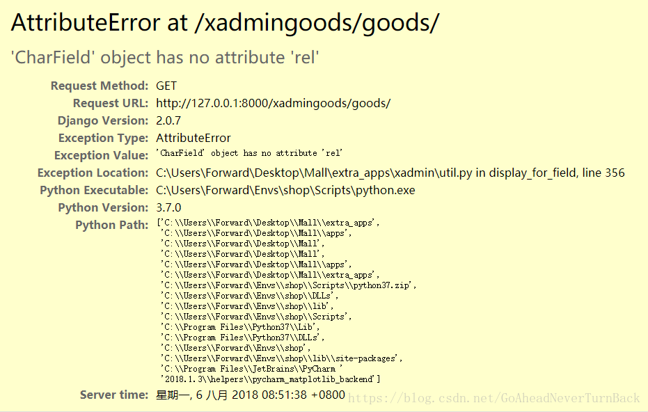 Django2 0 应用 Xadmin 报错解决（补充） 泓铭的博客 Csdn博客