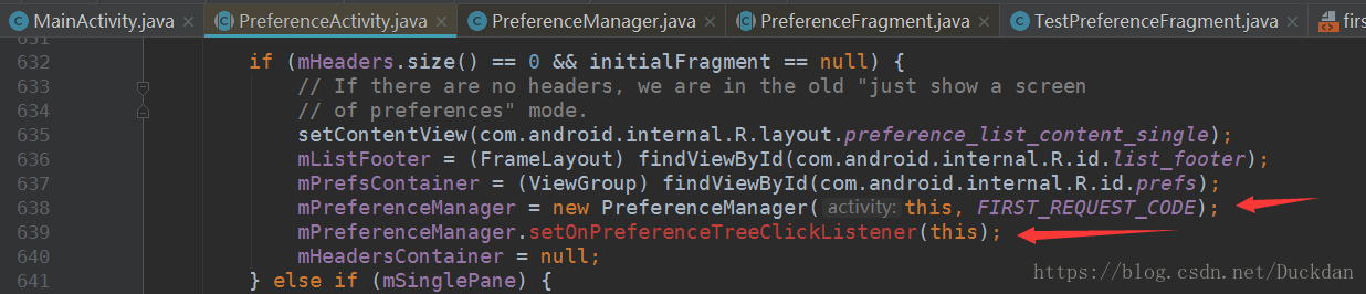 Preferenceactivity以及preferencefragment的源码解析duckdan的博客 Csdn博客