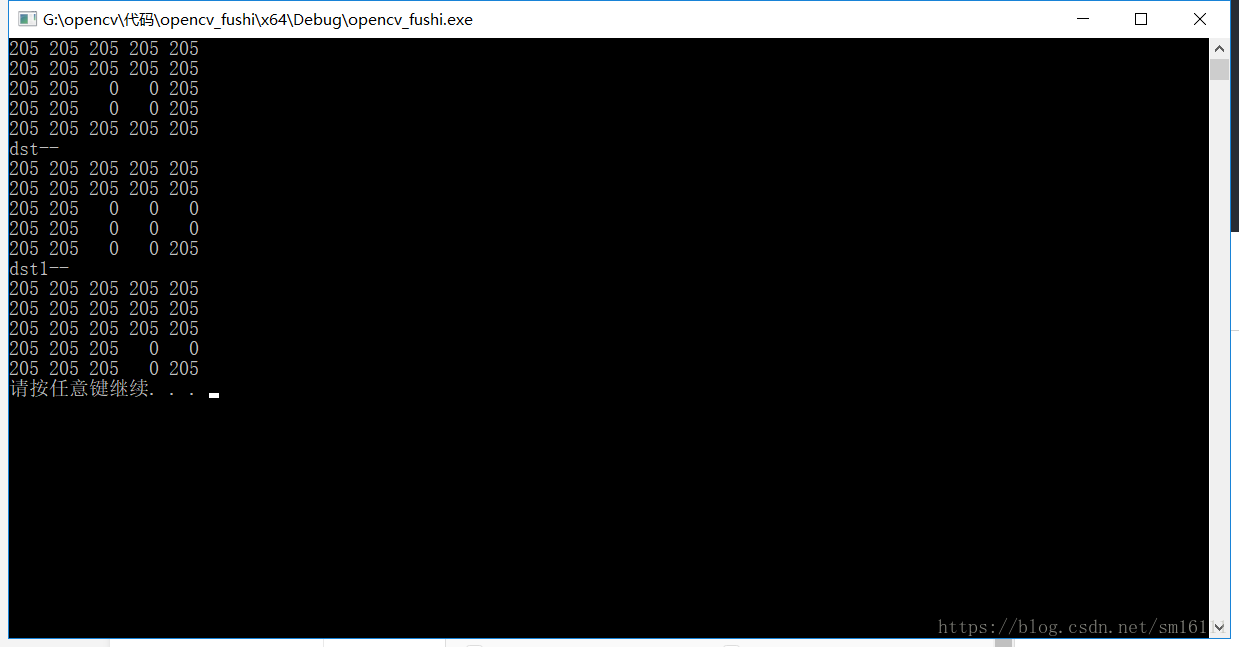 Opencv处理图像 腐蚀、膨胀opencv二维数组腐蚀 Csdn博客 