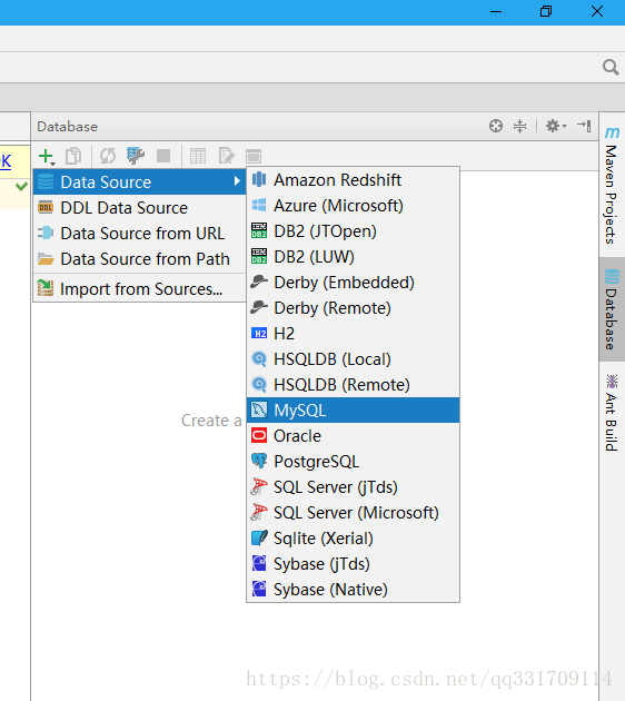 Intellij Idea逆向生成实体类 Csdn博客 
