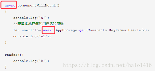 Async Await的学习及在react Native中的使用 React Async Await Csdn博客