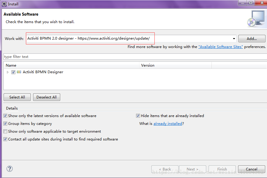 Eclipse配置activiti的插件（一） Eclipse Acvitivi插件下载 Csdn博客