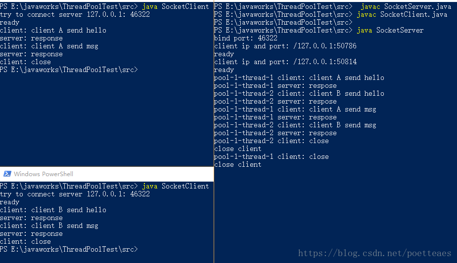 Java线程池实例及总结（以多路socket通信为例）java Socket服务器多线程代码线程池管理 Csdn博客