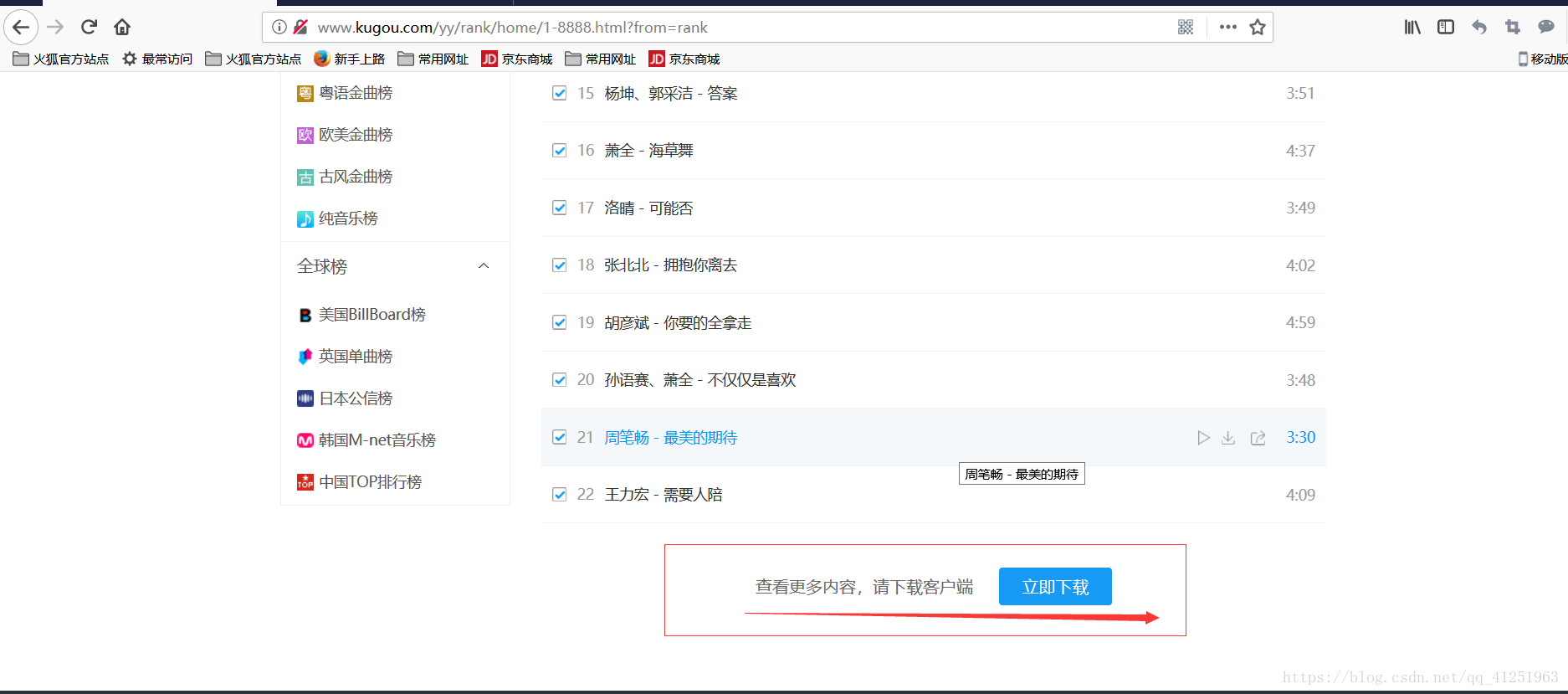 Python爬虫——爬取酷狗音乐top500beautifulsoup使用方法酷狗音乐爬取最多赞的歌曲 Csdn博客 