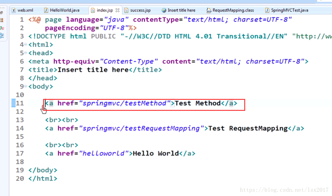 Springmvc总结 四 设置requestmapping指定请求方式 Requestmappings设置请求类型 Csdn博客