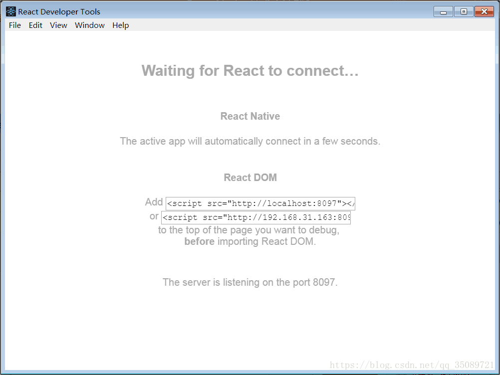 React Native用react Devtools调试的临时方法react Native使用react Dev Tools Csdn博客