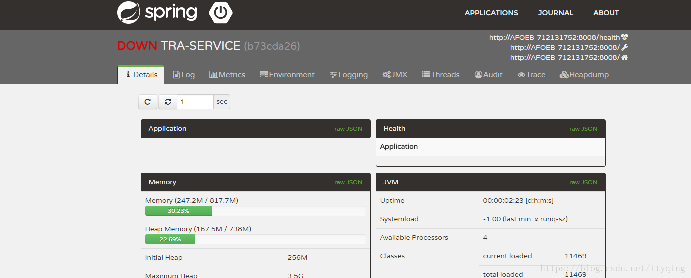 Spring Boot Admin 实现对服务的监控 Spring Boot Admin 服务监控 Csdn博客