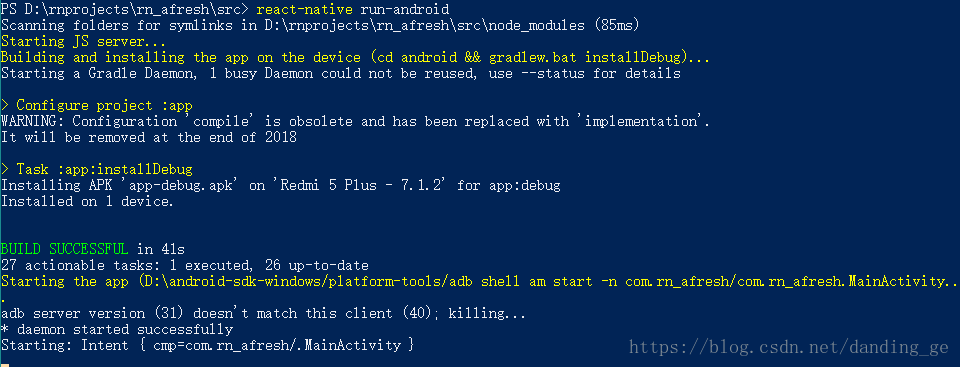 【react Native】windows环境下android真机调试指南 Log Cat 显示 React Native 的 Log Csdn博客