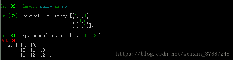 Numpy的choose 函数实现条件筛选numpy Choose Csdn博客