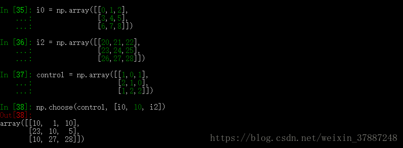 Numpy的choose 函数实现条件筛选numpy Choose Csdn博客 
