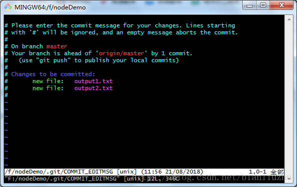 Git Commit 时没写 M 进入vim 模式的处理git Commit M Vim Csdn博客 