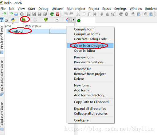 使用qt Designer和eric6开发gui软件pyqt5 Eric Csdn博客 4762