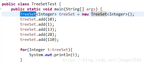 Treeset的两种排序方式treeset实现排序 Csdn博客 
