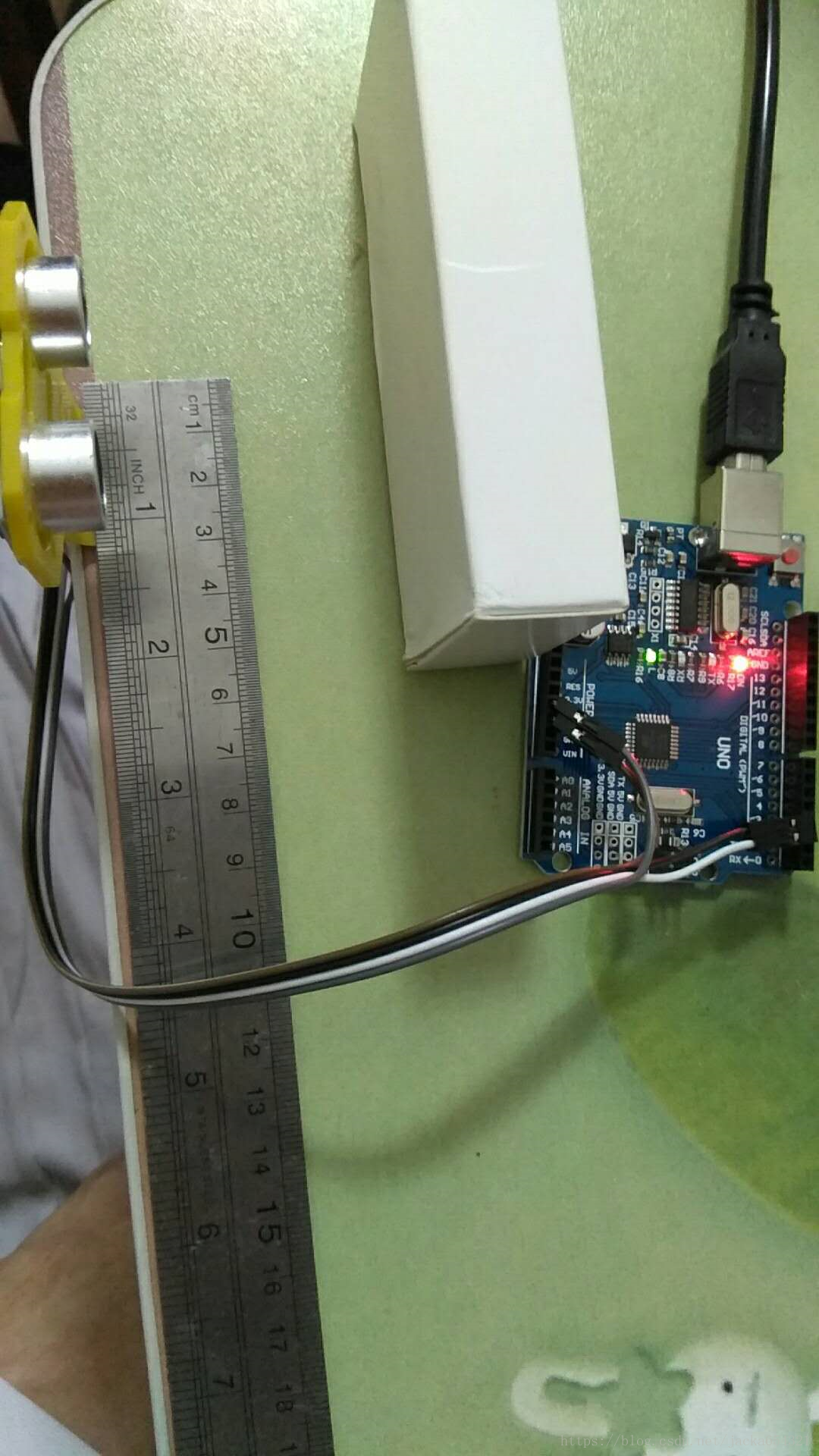 Arduino Uno 与 超声波测距模块 实验详情sr04p原理图 Csdn博客 