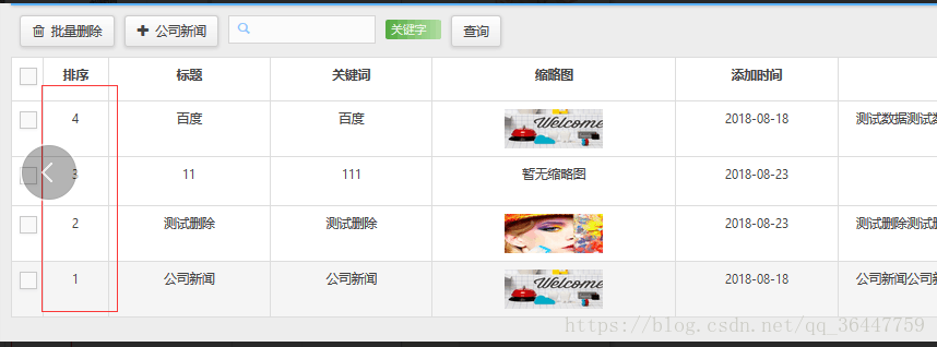 上移，下移 ，置顶，至尾，批量删除更新排序net Core Sort 上移 下移 Csdn博客 