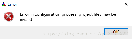 Cmake Error In Configuration Process Project Files May Be Invalid 公子