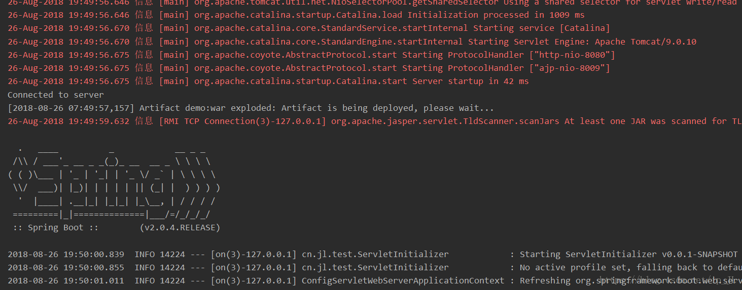 手把手教你如何利用intellijidea2018配置springboot的外置tomcat Idea启动springboot没有tomcat Csdn博客