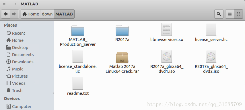 在linux环境（ubuntu1604）下安装matlab2017alinux系统安装matlab17 Csdn博客 