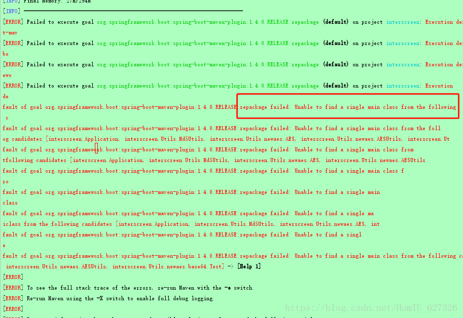 Springboot 打包时报多个main方法的错误的解决方案springboot 打包多包项目 多个mian Csdn博客 4474