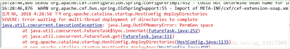 Ncurrentexecutionexception Javalangoutofmemoryerror Permgen Space Csdn博客 