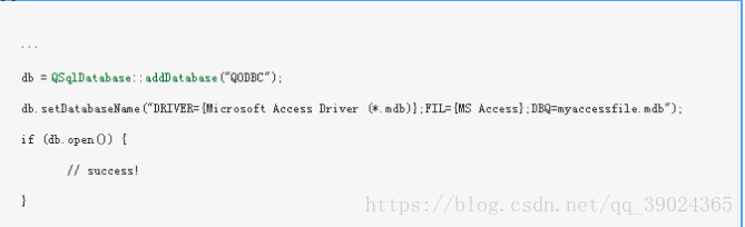 Qt 连接数据库 Access 简单配置 Qsqldatabase Mdb Csdn博客