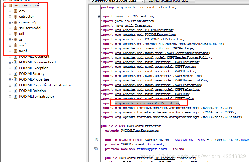 有关xwpfwordextractor报错信息原因 The Type Org Apache Xmlbeans Xmlexception Cannot B Csdn博客