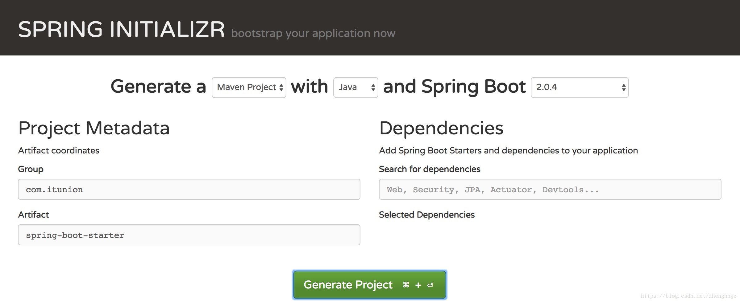 微服务架构实战篇（一）：使用 构建springboot2 0项目 创建springboot2 0 Csdn博客