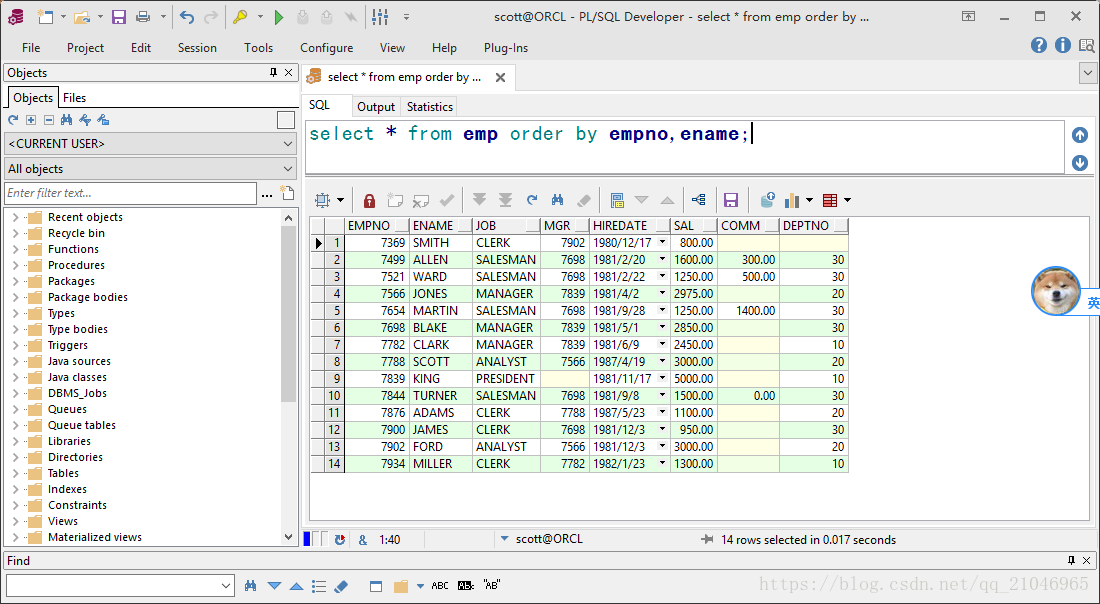 Sql语法（一） 单表查询select From Where Emp Csdn博客 