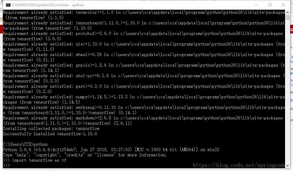 解决pip安装tensorflow中出现的no Module Named Tensorflowpython 问题no Module Named Tensorflowpython Csdn博客